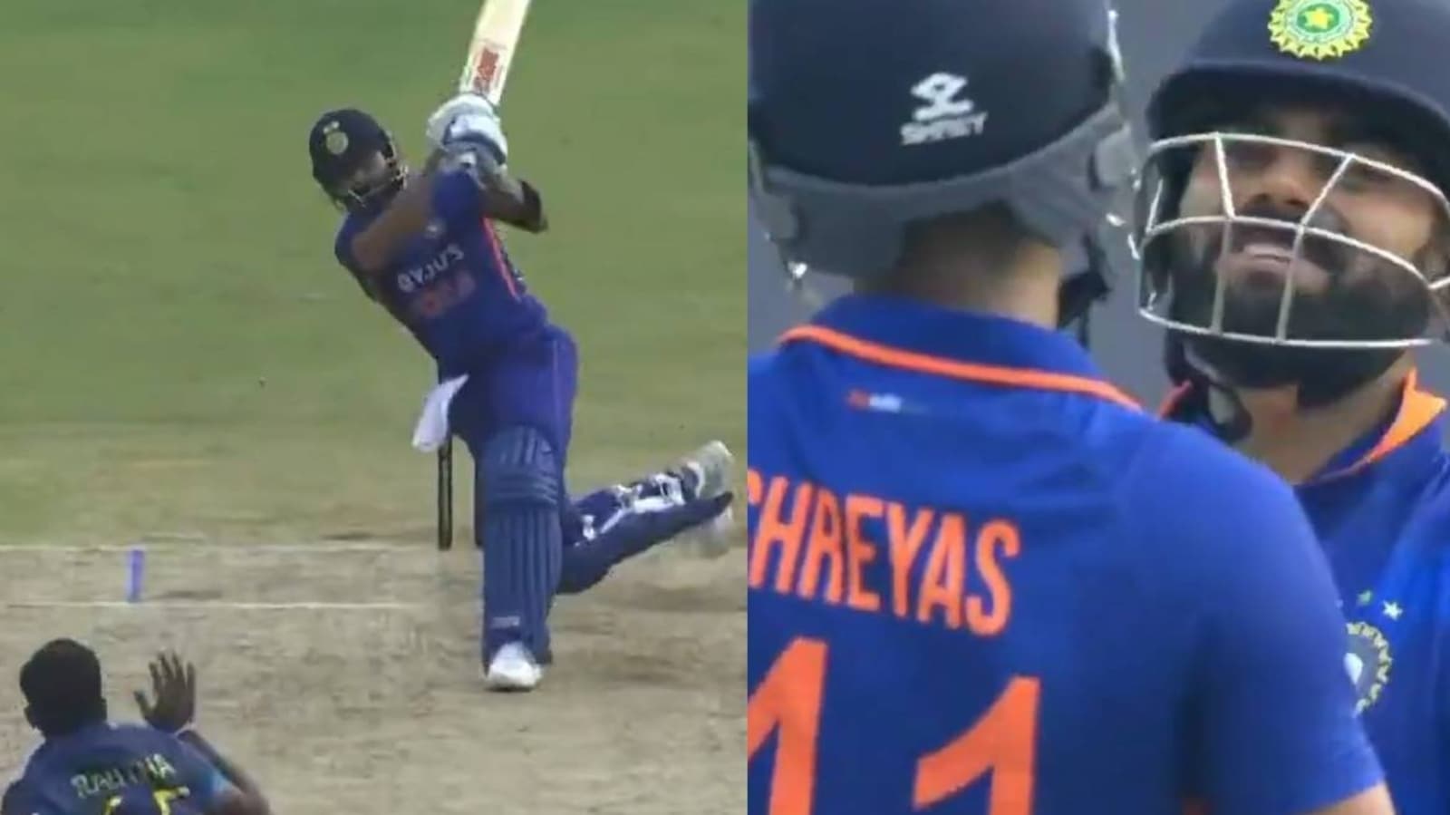 Watch: Kohli screams ‘Mahi Shot’ after hitting Dhoni-like helicopter ...