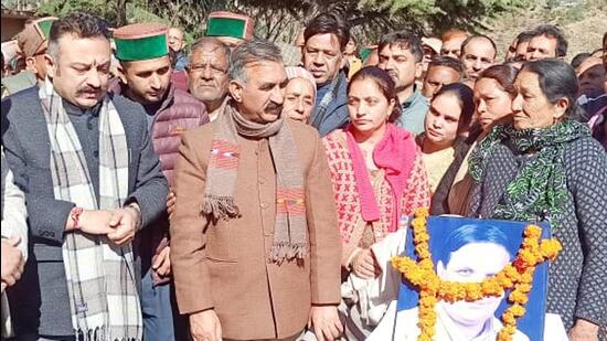 Former HP minister Mansa Ram cremated with state honours - Hindustan Times