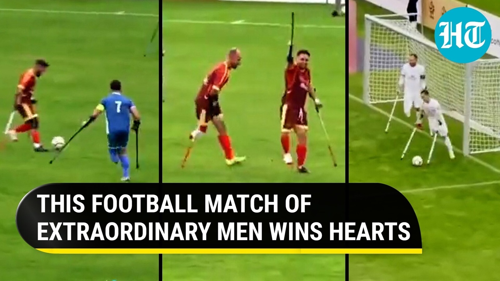 Specially-abled men stun internet with football skills; Netizens salute ...