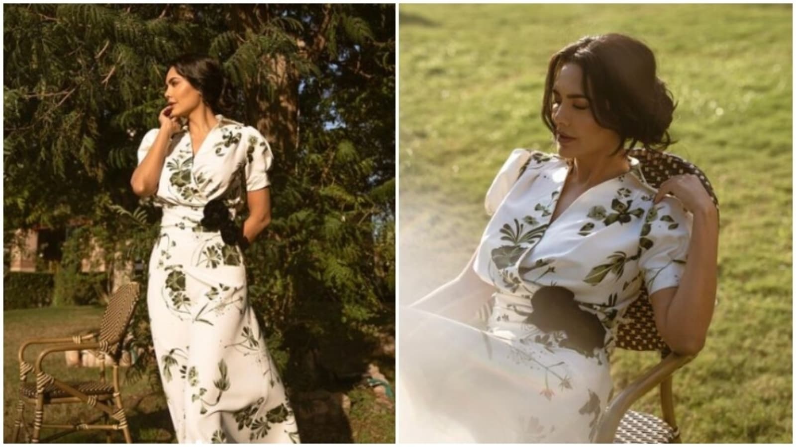 Esha Gupta’s white summer dress is meant to be bookmarked | Hindustan Times