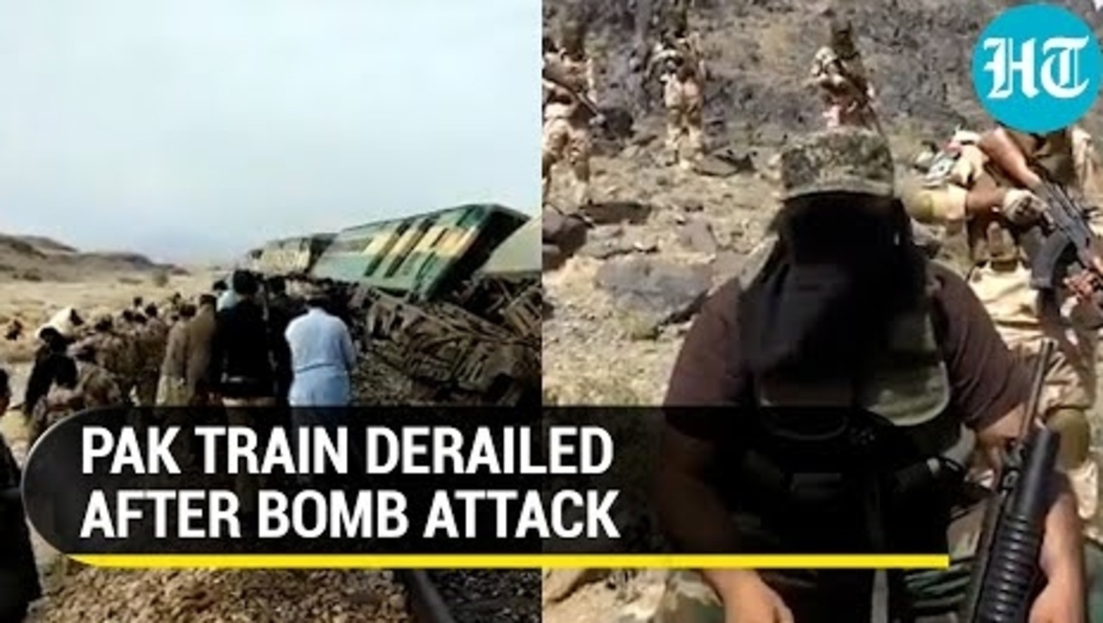 Pak rail service disrupted after Baloch militants blew up Peshawar ...