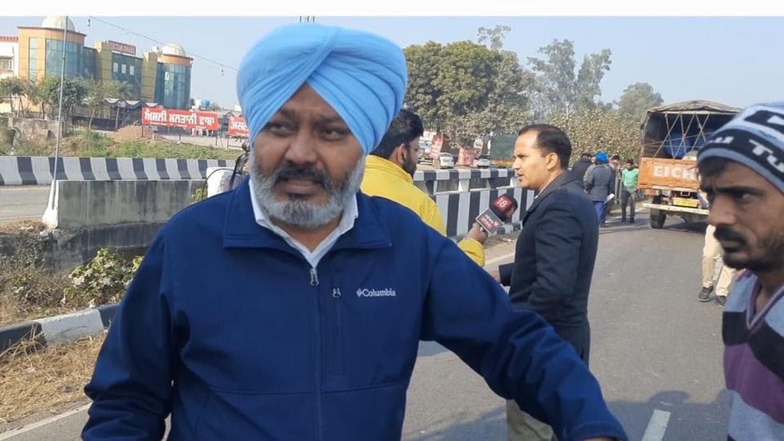 Punjab excise minister intercepts 15 trucks ferrying goods without ...
