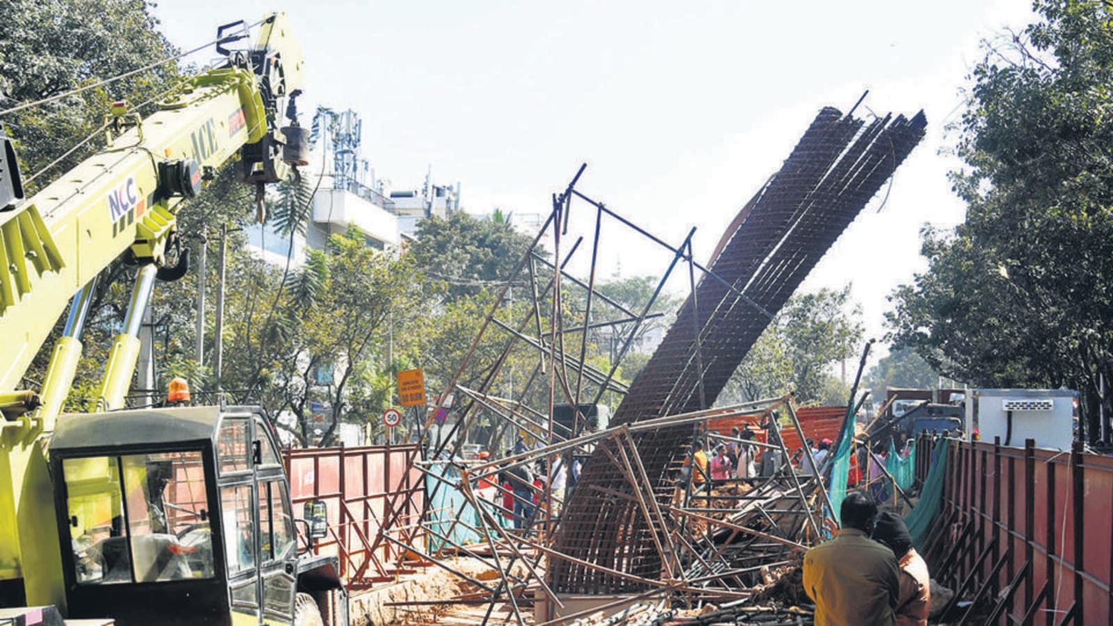 Metro pillar crashed due to inadequate support: Report | Bengaluru