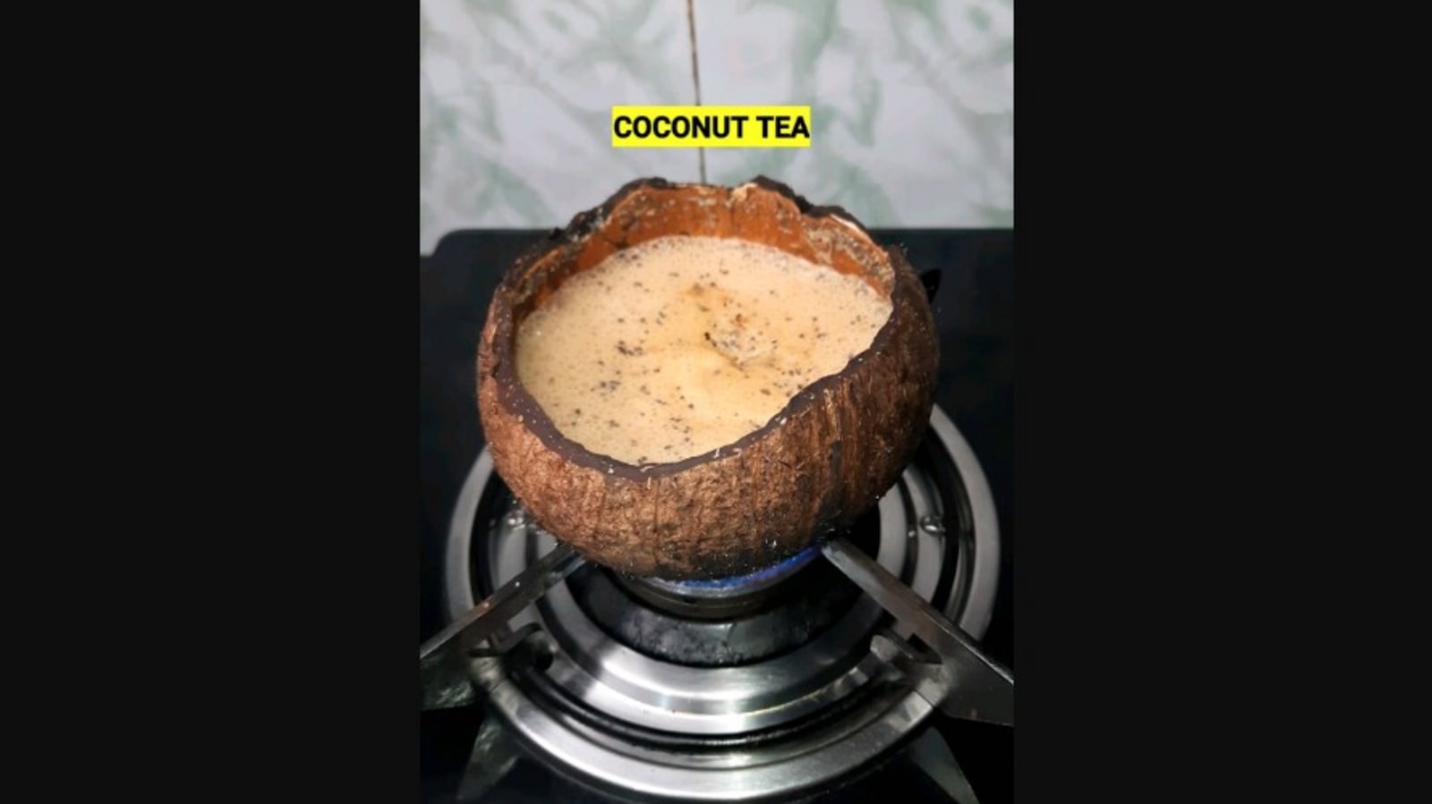 Viral video of chai being prepared inside a coconut shell prompts mixed ...