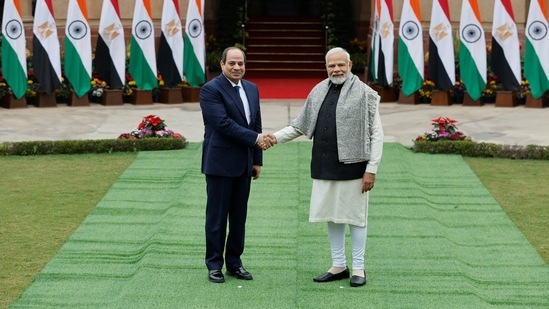 PM Modi welcomes Egyptian president Sisi ahead of Republic Day| Pics ...
