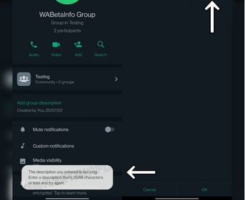 WhatsApp to increase character limit for group subject, description ...