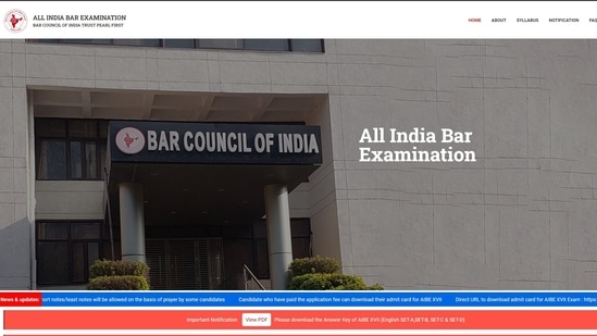 AIBE 17 (XVII) answer key released at allindiabarexamination.com, get ...