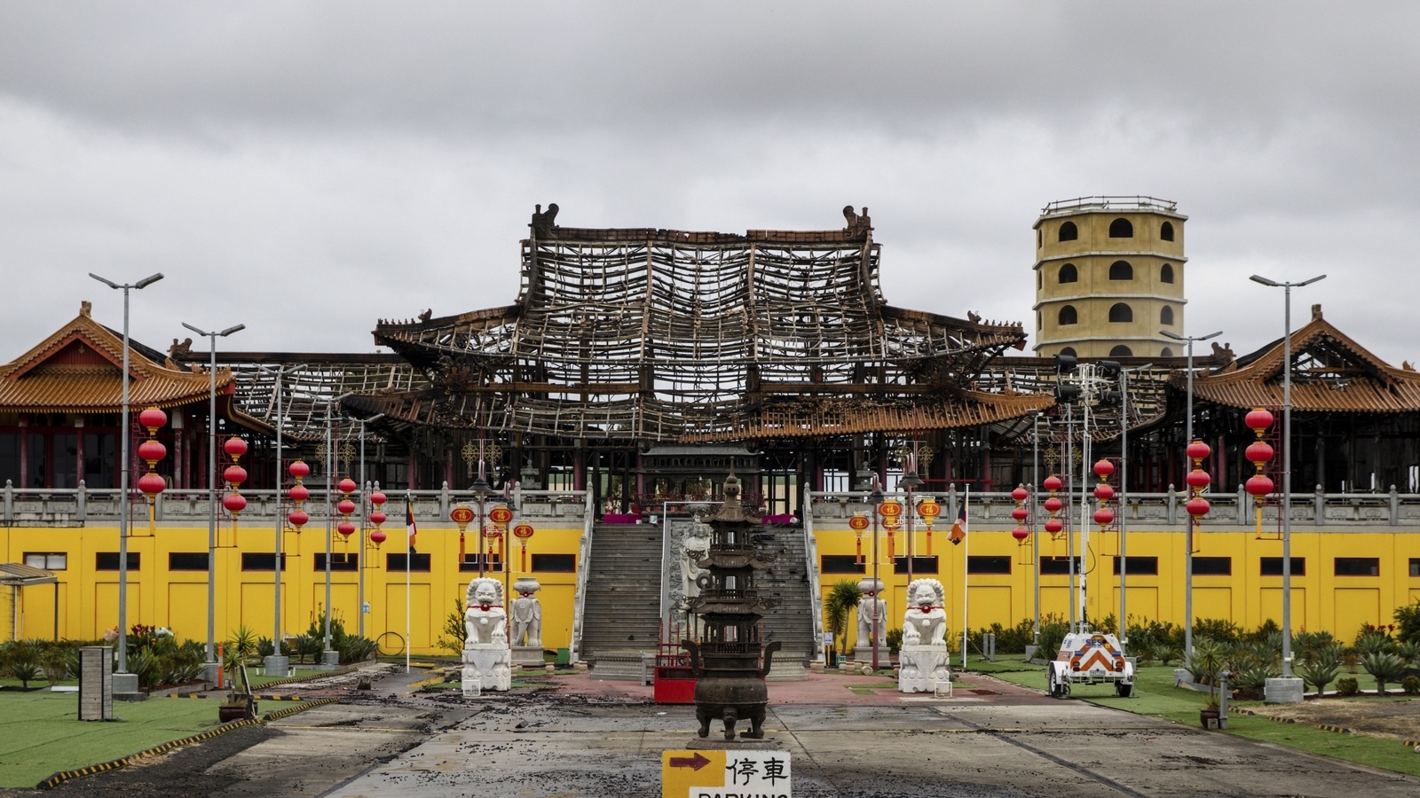 Fire damages Buddhist temple in Australian city of Melbourne | World News