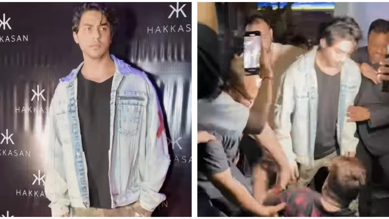 Photographer falls, chaos all around as Aryan Khan makes rare solo ...