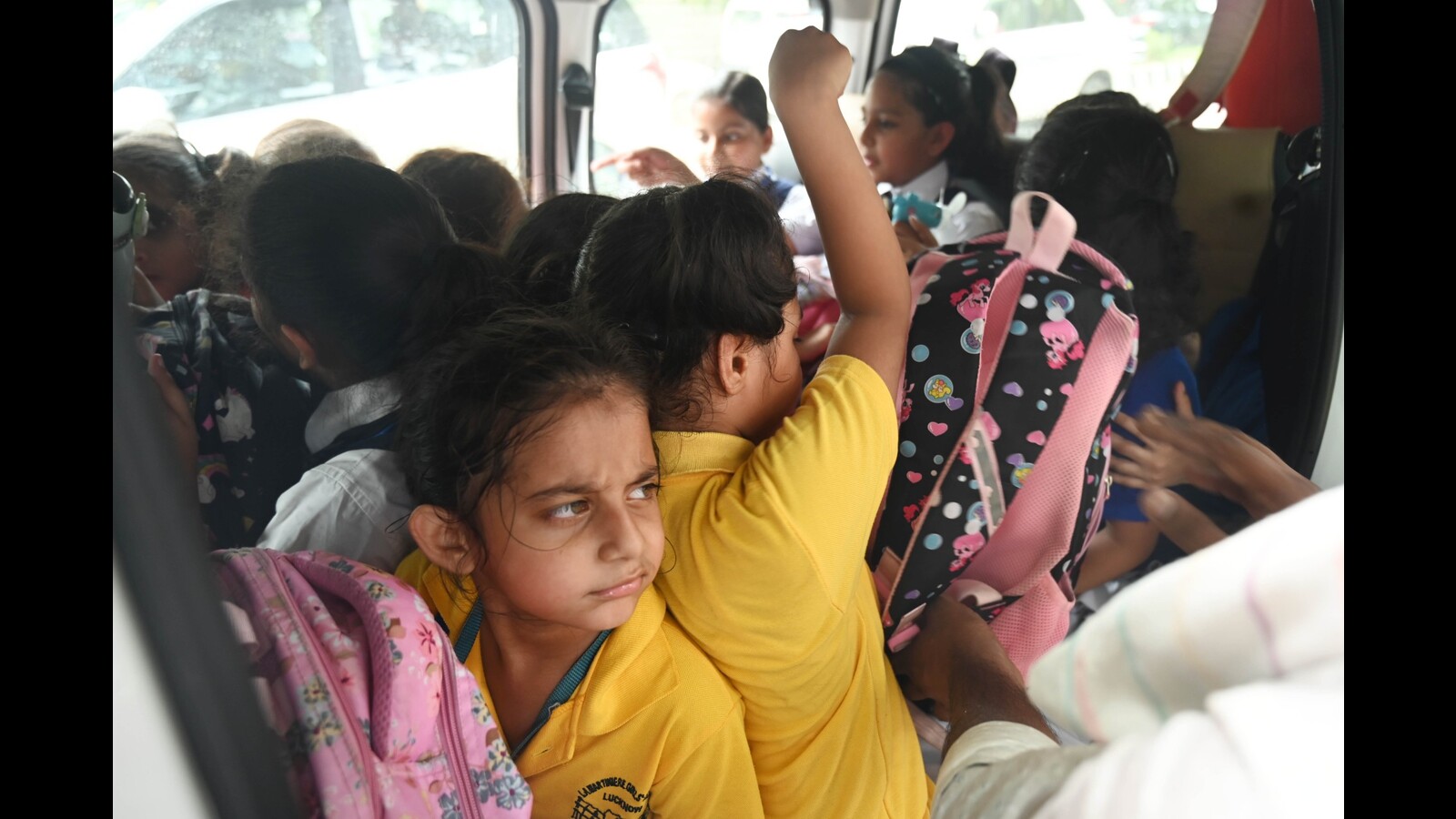 Heat, humidity and overcrowded vans: School kids face a daily ordeal ...