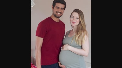 Dhruv Rathee, wife Juli Lbr make pregnancy announcement: ‘Baby Rathee ...