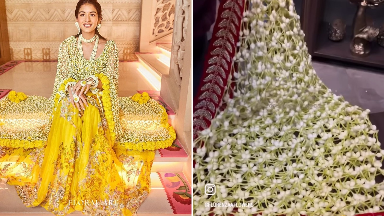 Woman claims Radhika Merchant’s flower dupatta is inspired by this ...
