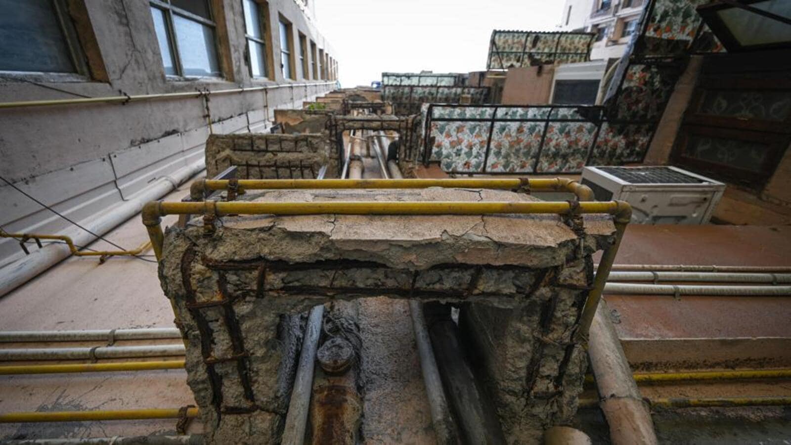 DDA repairs common area of Signature View Apartment after concrete ...