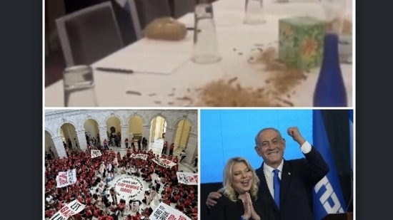 Anti-Israel protesters in US threaten Netanyahu with ‘maggots and ...