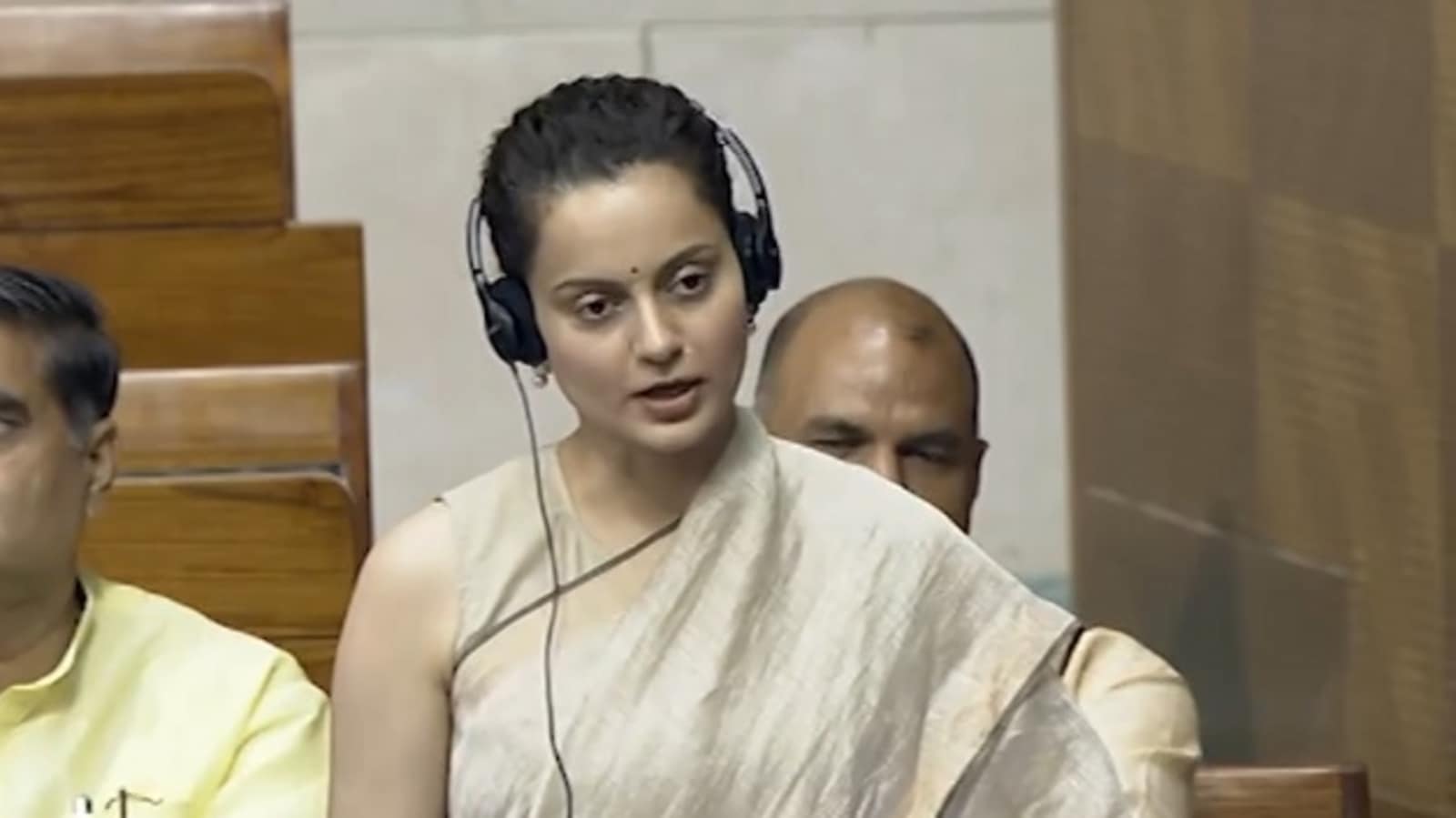 Kangana Ranaut gives her first speech in Parliament, talks about art and folk music of Himachal ...