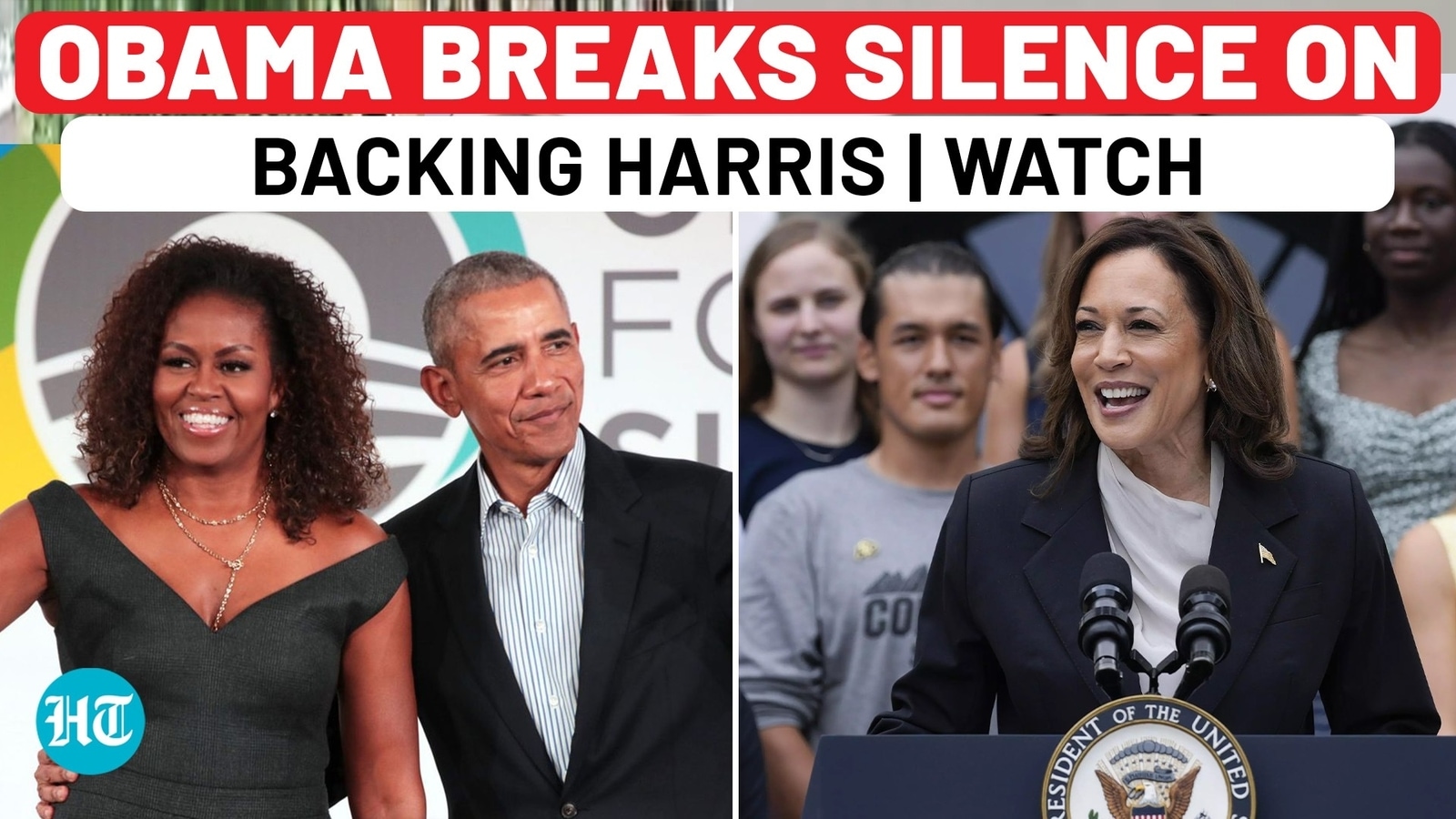 Barack, Michelle Obama Finally Endorse Kamala Harris Amid Rumours ...