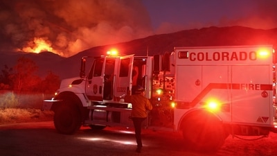 California wildfire grows bigger than Los Angeles as 5,500 firefighters ...