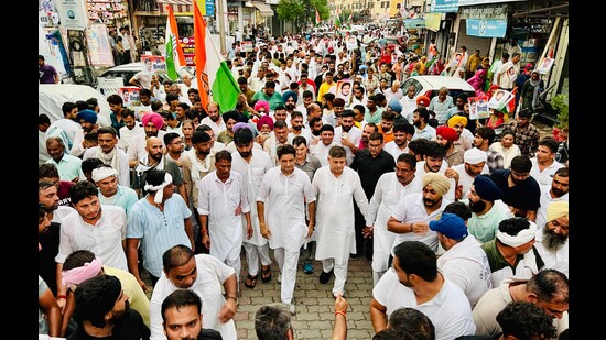 Shahabad JJP MLA joins ‘Haryana Maange Hisaab’ campaign | Hindustan Times