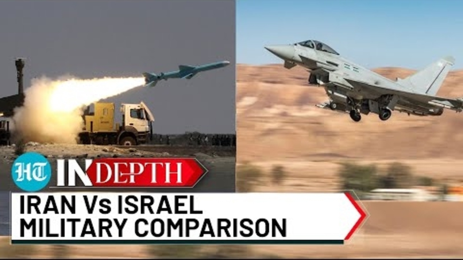 Comparison: Iran v Israel Military Strength - Missiles, Fighter Jets ...