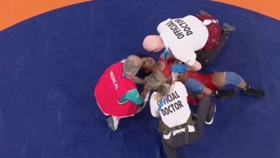 Nisha Dahiya left in tears after injury dashes impressive run, loses ...