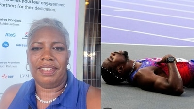 Noah Lyles' mother accuses Olympics security of not helping her son as ...