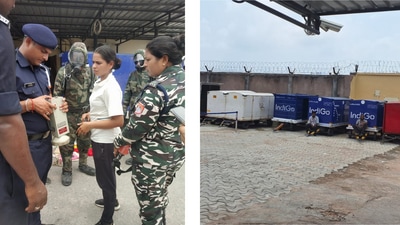 Lucknow airport: Panic after fluorine leakage detected; NDRF team ...