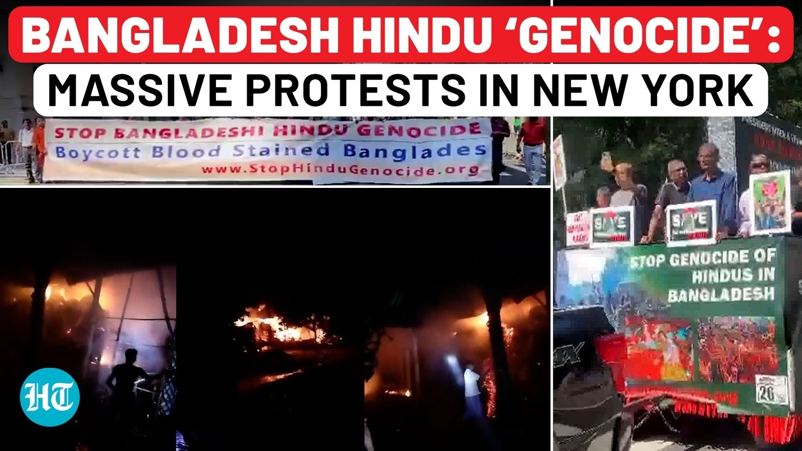 Bangladesh Hindu ‘Genocide’: Massive Protests In New York Amid Fear ...