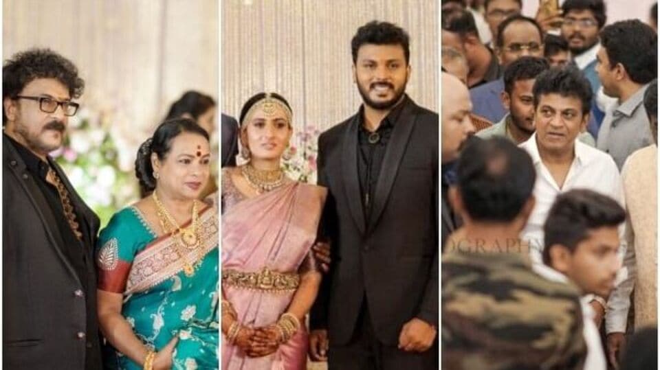 V Ravichandran: 'ಕನಸುಗಾರ' ರವಿಚಂದ್ರನ್ ಹಿರಿ ಮಗನ ಆರತಕ್ಷತೆಯ ಕಲರ್‌ಫುಲ್ ...