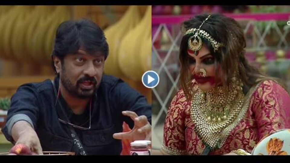 Bigg Boss राखीच्या अंगातले भूत काढण्यासाठी किरण मानेंनी केले मजेदार
