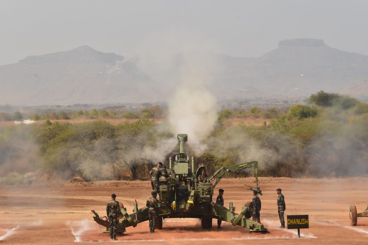 Exercise TOPCHI Photo : बोफोर्स, धनुष, वज्रचे प्रहार; देवळालीत ...