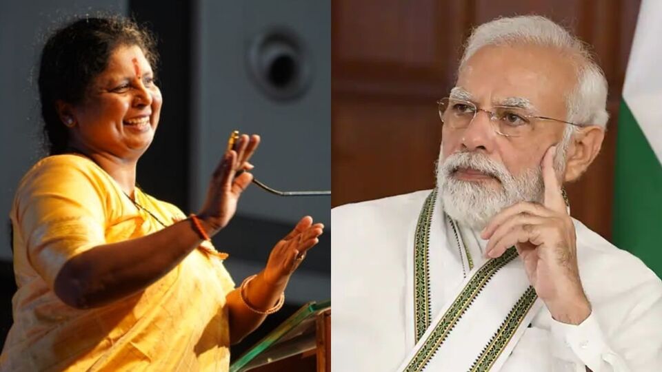 Sushma Andhare : सतत दौरे करण्याऐवजी मोदी-शहांनी मुंबईत टू बीएचके प्लॅट ...