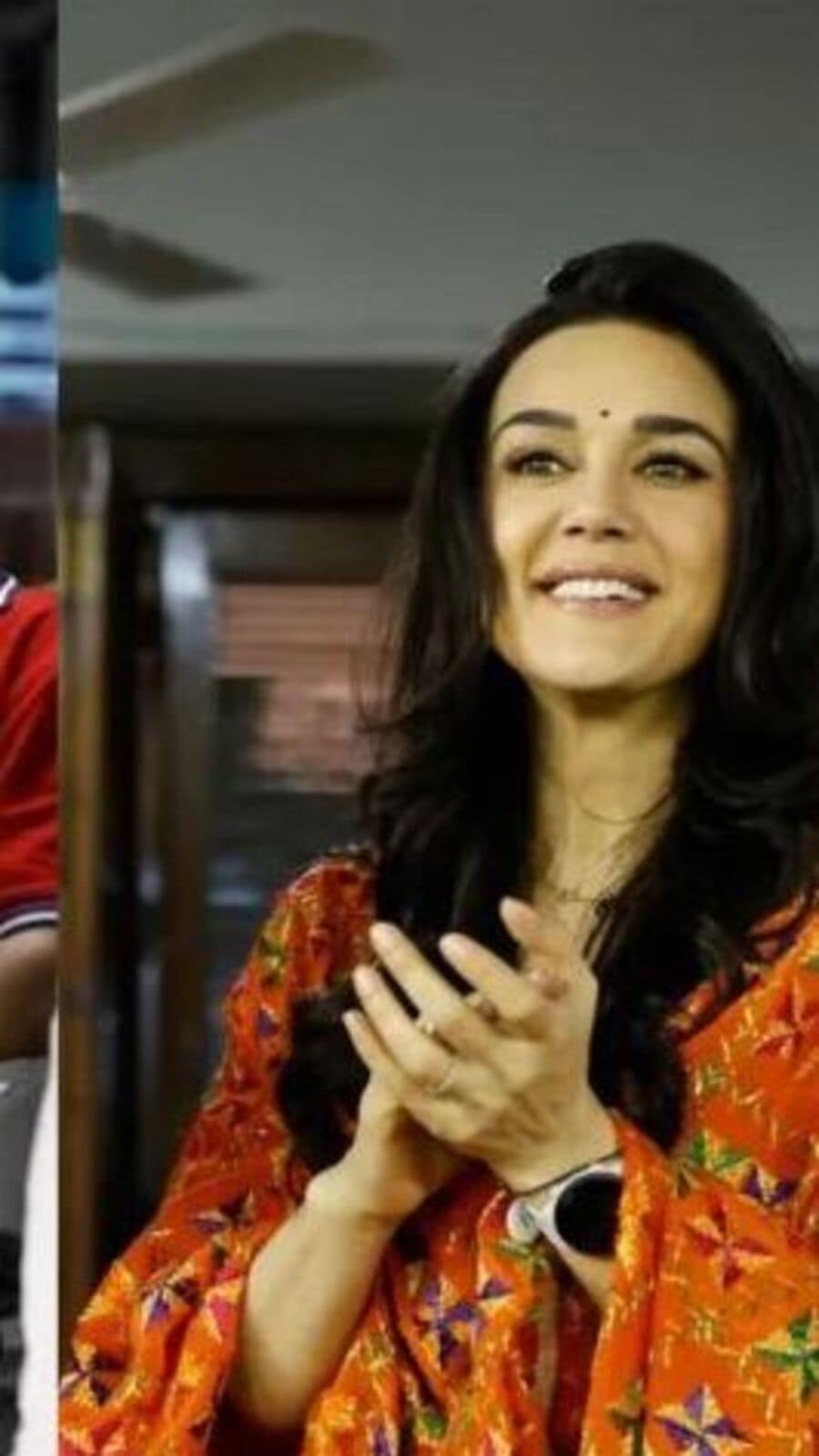 लाल सुट, केशरी दुपट्टा... पंजाब हरला, पण प्रिती झिंटानं जिंकली मनं