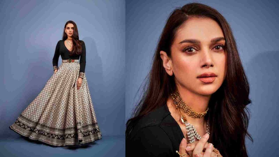 Aditi Rao Hydari: ग्लॅमर अन् एलिगंस... अनाकारली ड्रेसमध्ये आदिती राव ...