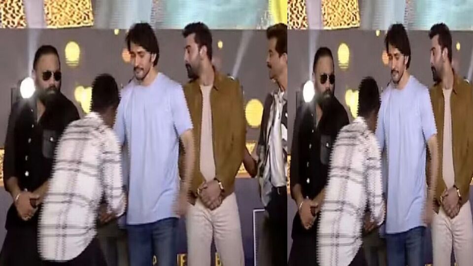 Mahesh Babu: चाहत्यांची क्रेझच न्यारी! महेश बाबूला भेटण्यासाठी चाहता धावत गेला अन्...; व्हिडीओ ...