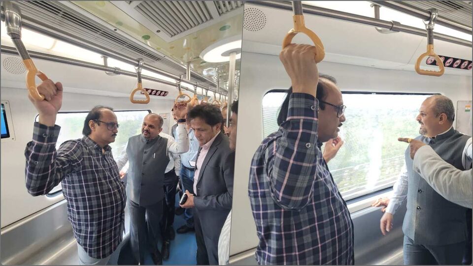 Ajit Pawar New Look : अजित पवारांचा रेट्रो लुक.. चेक्सचा शर्ट अन् ...