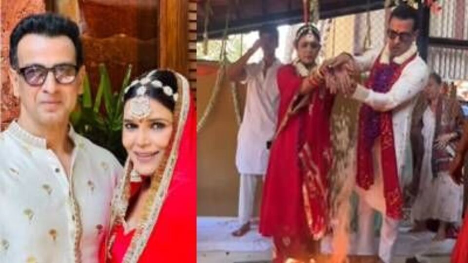 Ronit Roy Wedding: अभिनेता रोनित रॉयने दुसऱ्यांदा केले लग्न, पत्नीला ...