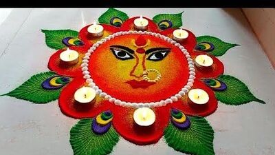 Chaitra Navratri 2024 rangoli: चैत्र नवरात्रला बनवा या खास रांगोळी, बघा ...