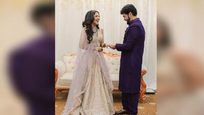 Shivani-Ambar Engagement: राजा-राणीची जमली जोडी! शिवानी सोनार-अंबर ...