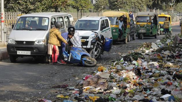 Sanitation workers’ protest: Garbage on the streets, Noida becomes a ...