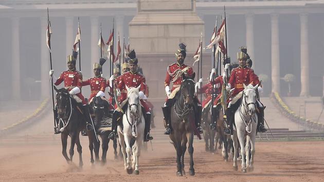 The regal splendour of the Rashtrapati Bhavan’s Change of the Guard ...