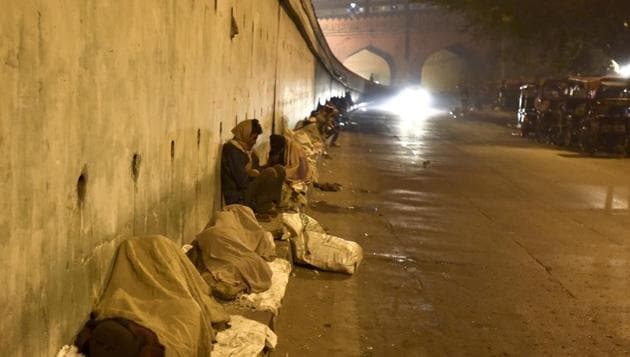 Out in the cold: The homeless brave winter nights on the streets ...
