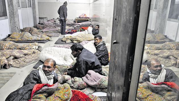 Out cold in ill-equipped night shelters: Sorry state of Gurgaon’s ...