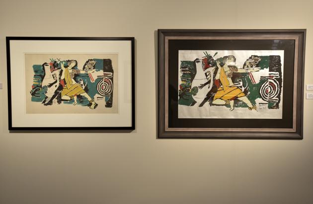 One is a Husain; the other’s a fake. Can you spot the difference ...