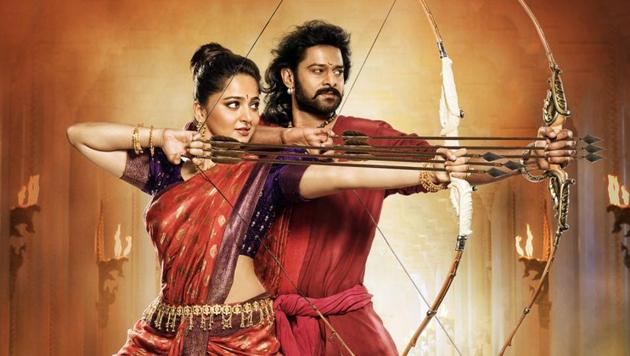 Baahubali 2: Prabhas, Anushka Shetty in Rajamouli’s artistic new poster ...