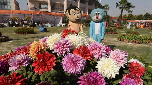In Pics: Exotic plants a hit as three-day flower show in Noida ends ...