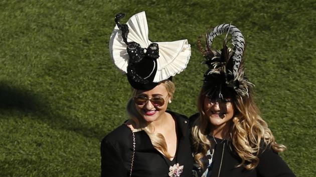 Fur, feathers, and felt hats: Ladies Day fashion at Cheltenham Festival ...
