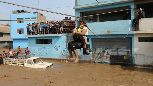 Heavy rains and mudslides spread havoc in Peru | Hindustan Times