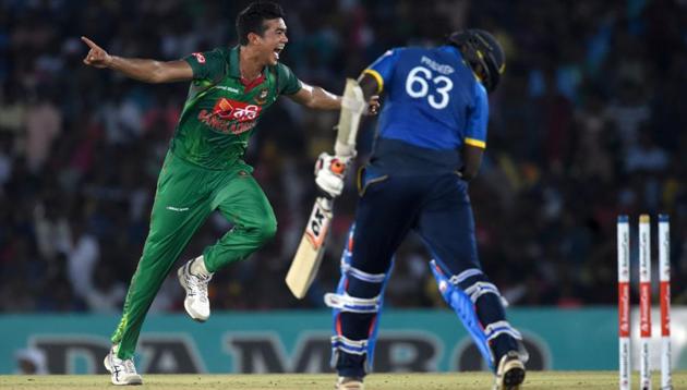 Taskin Ahmed hattrick halts Sri Lanka run spree vs Bangladesh in Dambulla ODI | Cricket