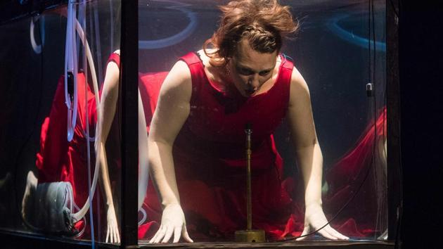 This Danish band performs while submerged in water tanks, like fish in ...