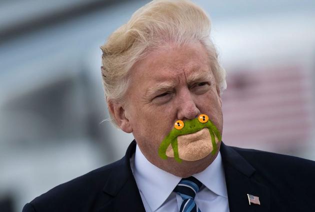 Texas illustrator uses Trump’s chin to tell the story of ‘President ...